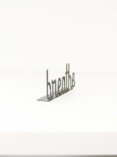 Highland Ridge Decor - Breathe Word Sign