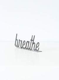 Highland Ridge Decor - Breathe Word Sign