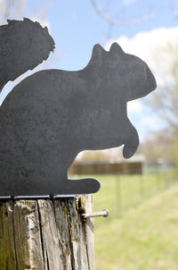 Highland Ridge Decor - Metal Squirrel Statue